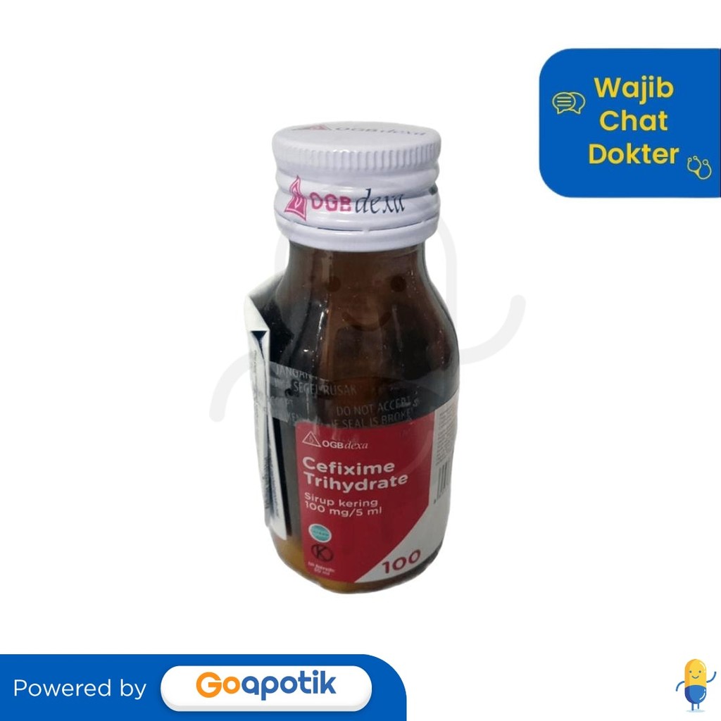 Jual Cefixime Trihydrate Ogb Dexa Medica 100 Mg/5 Ml Dry Syrup 30 Ml | Shopee Indonesia