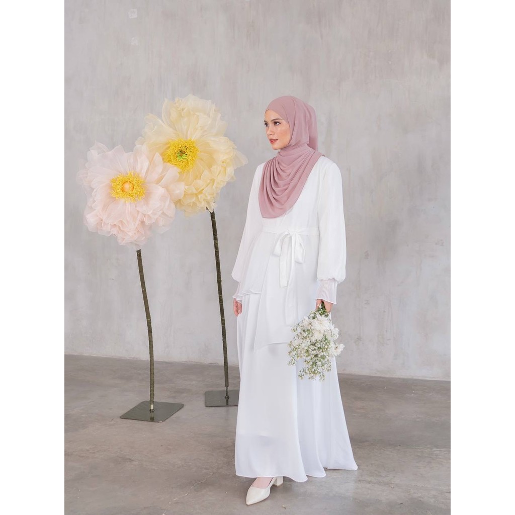 Jual Azmiza - Lunara Dress(Dress Special Occasion Bahan Pleats dan ...