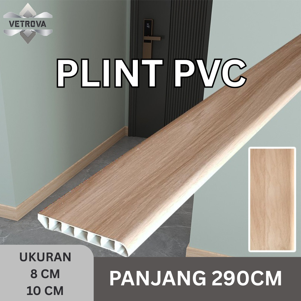 Jual Skirting List Lantai Kayu[290cm x 8/10 cm] / Plint PVC / Plint PVC ...