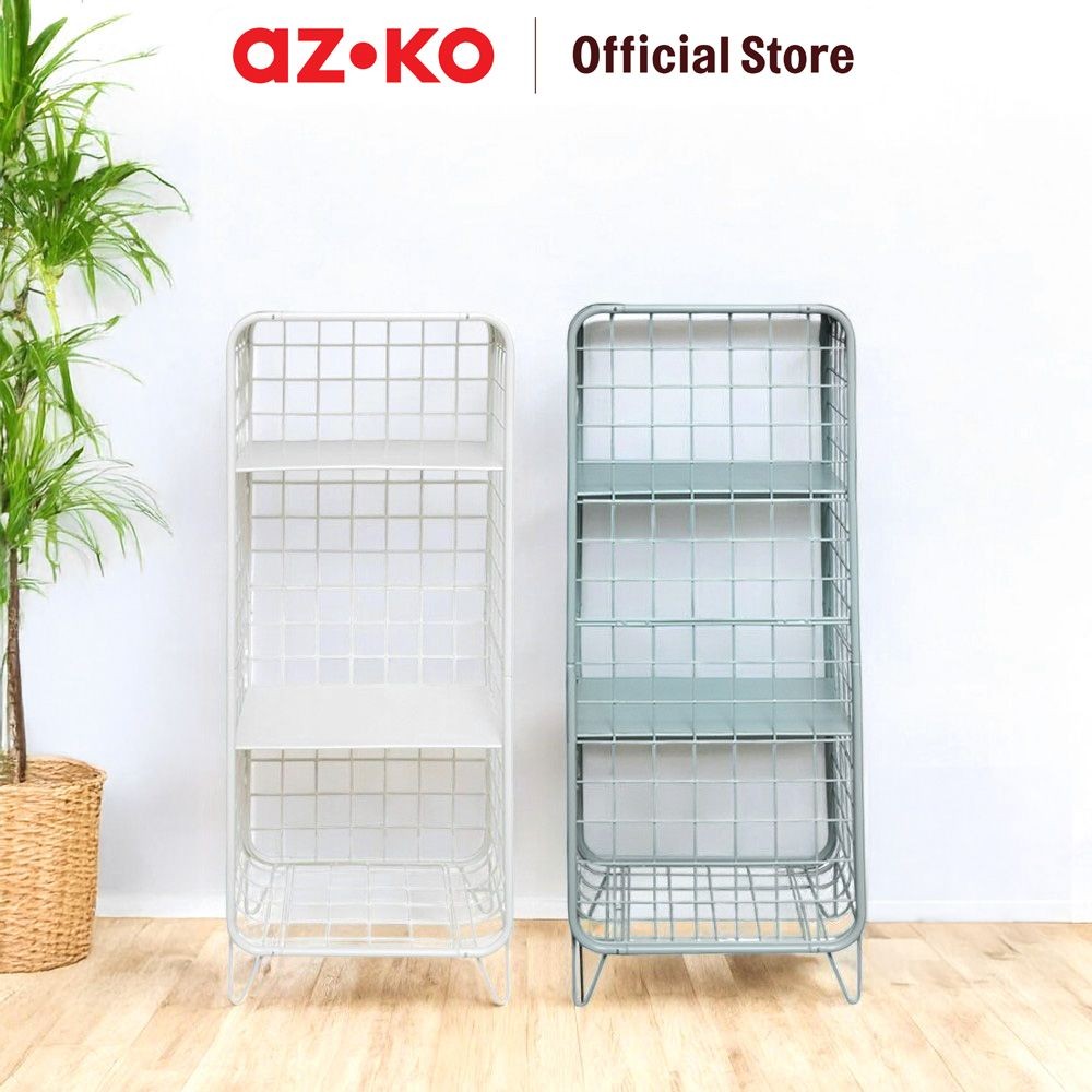 Jual AZKO Stora Rak Kawat 3 Tingkat Storage Rack Tempat Penyimpanan ...
