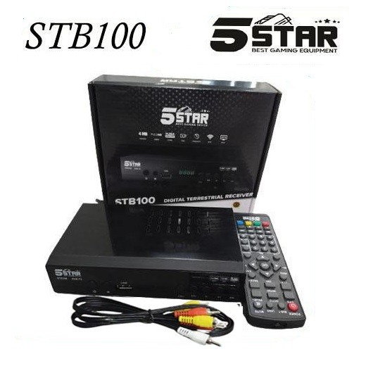 Jual 5Star STB100 Set Top Box DVB T2 Support HDMI | Shopee Indonesia