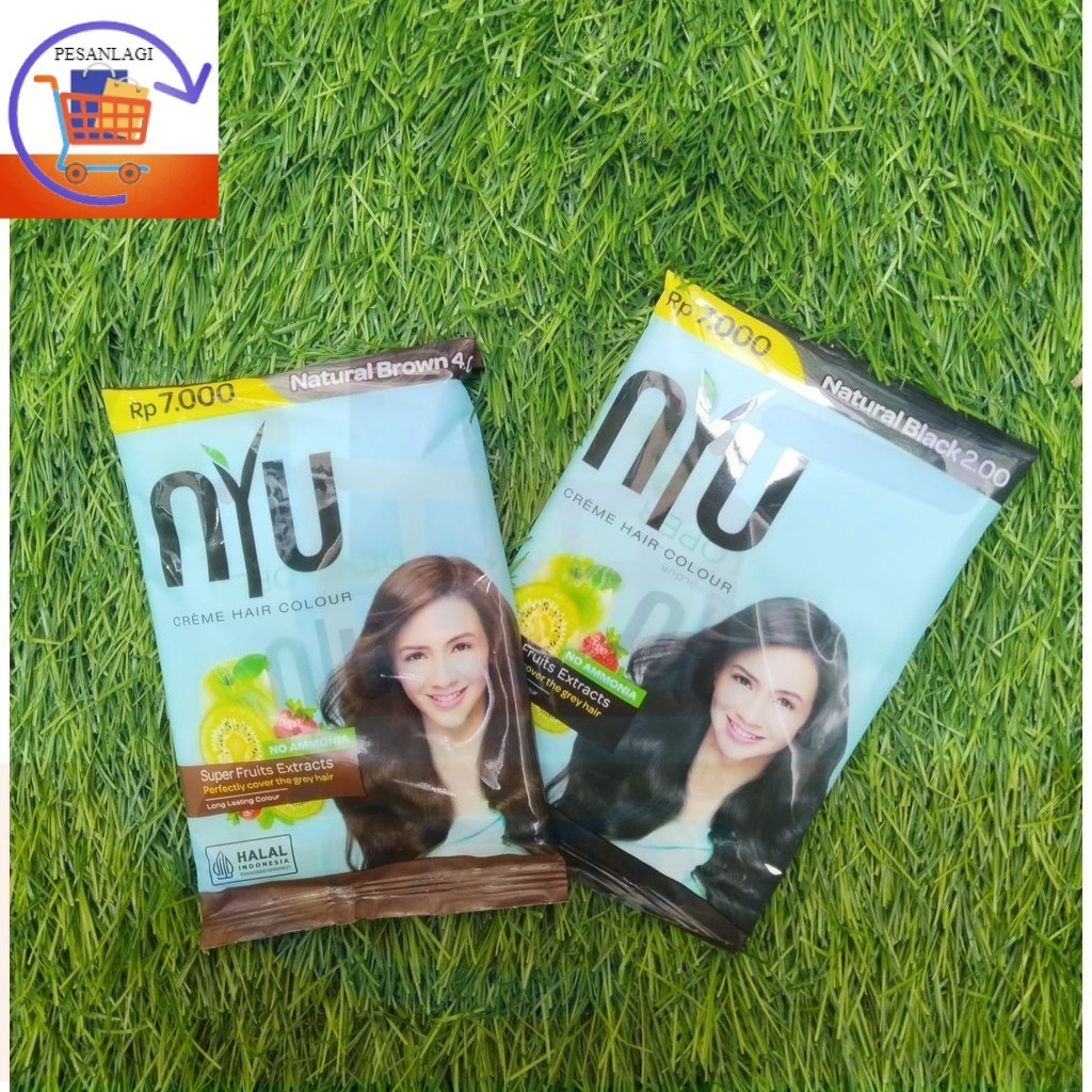 Jual NYU Creme Hair Colour Pewarna Rambut - Cat Rambut Sachet aman ...