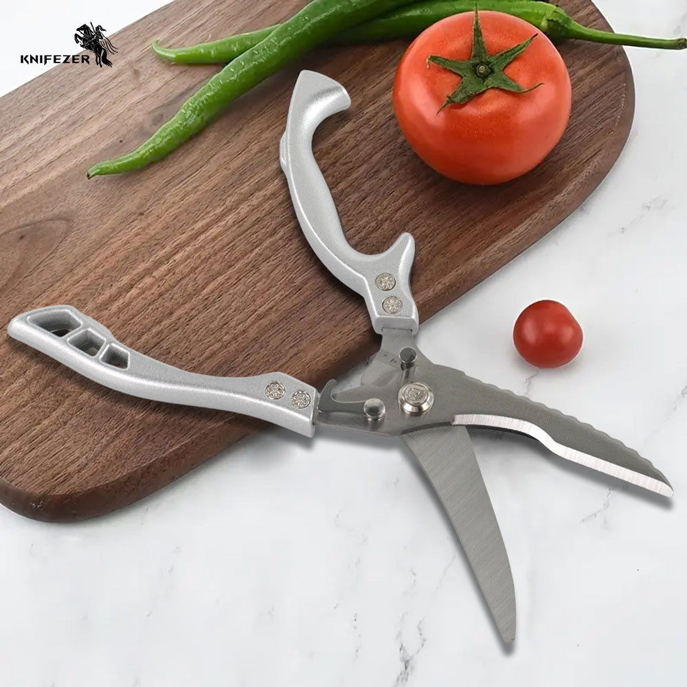 Jual KNIFEZER Gunting Dapur Chicken Duck Fish Bone Scissors - K316 ...