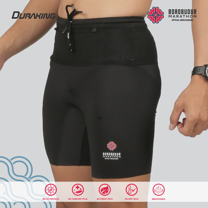Jual Duraking Celana Legging Pendek Olahraga Pria - Running Active ...