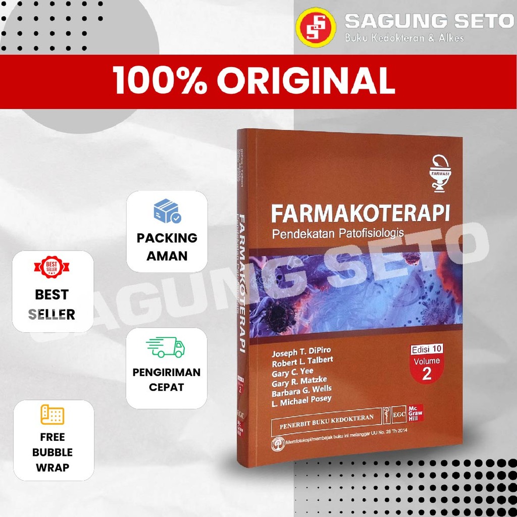 Jual FARMAKOTERAPI PENDEKATAN PATOFISIOLOGIS ED10 VOL2 - JOSEPH T ...