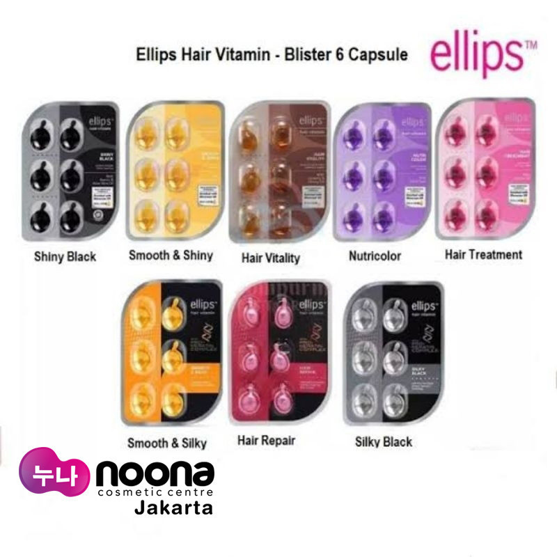 Jual ELLIPS HAIR VITAMIN BLISTER ISI 6 PCS × 1ML | Shopee Indonesia