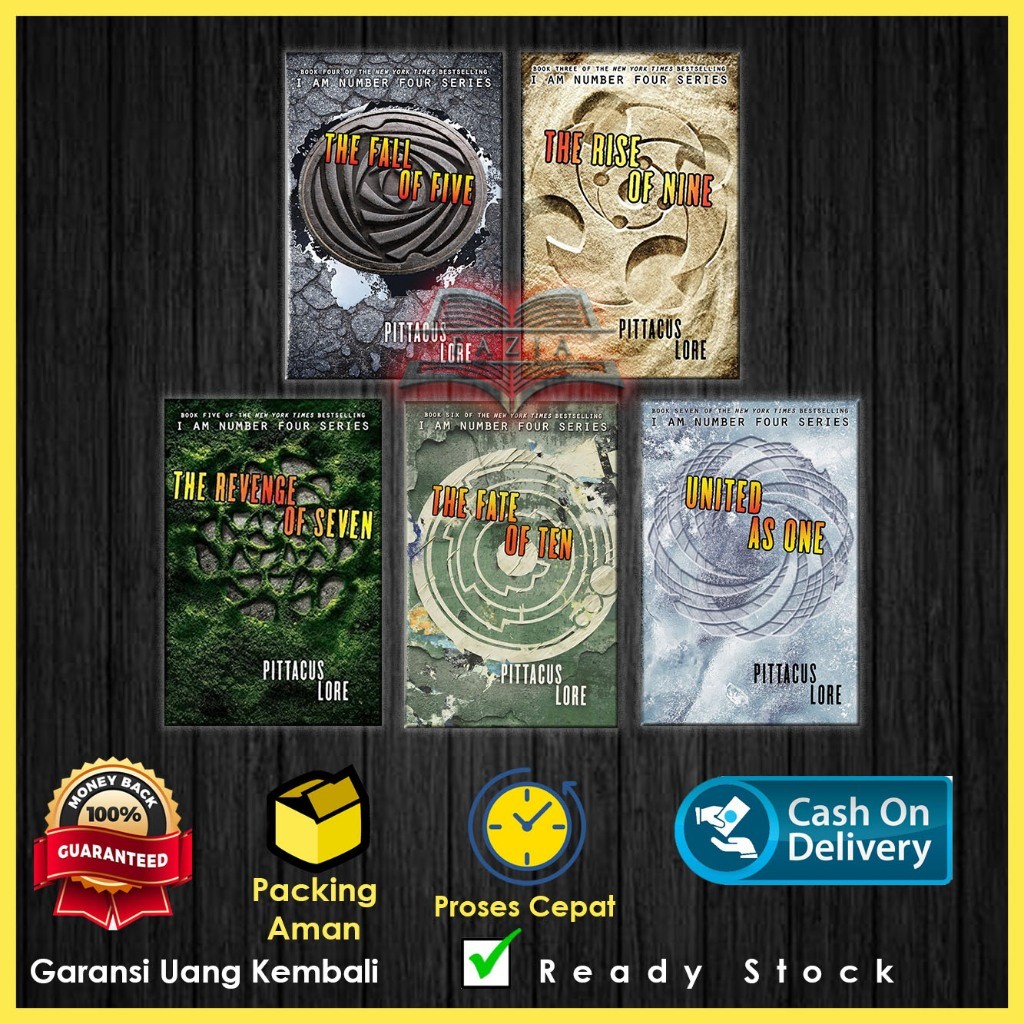 Jual I Am Number Four | The Power of Six | The Rise of Nine | The Fall ...