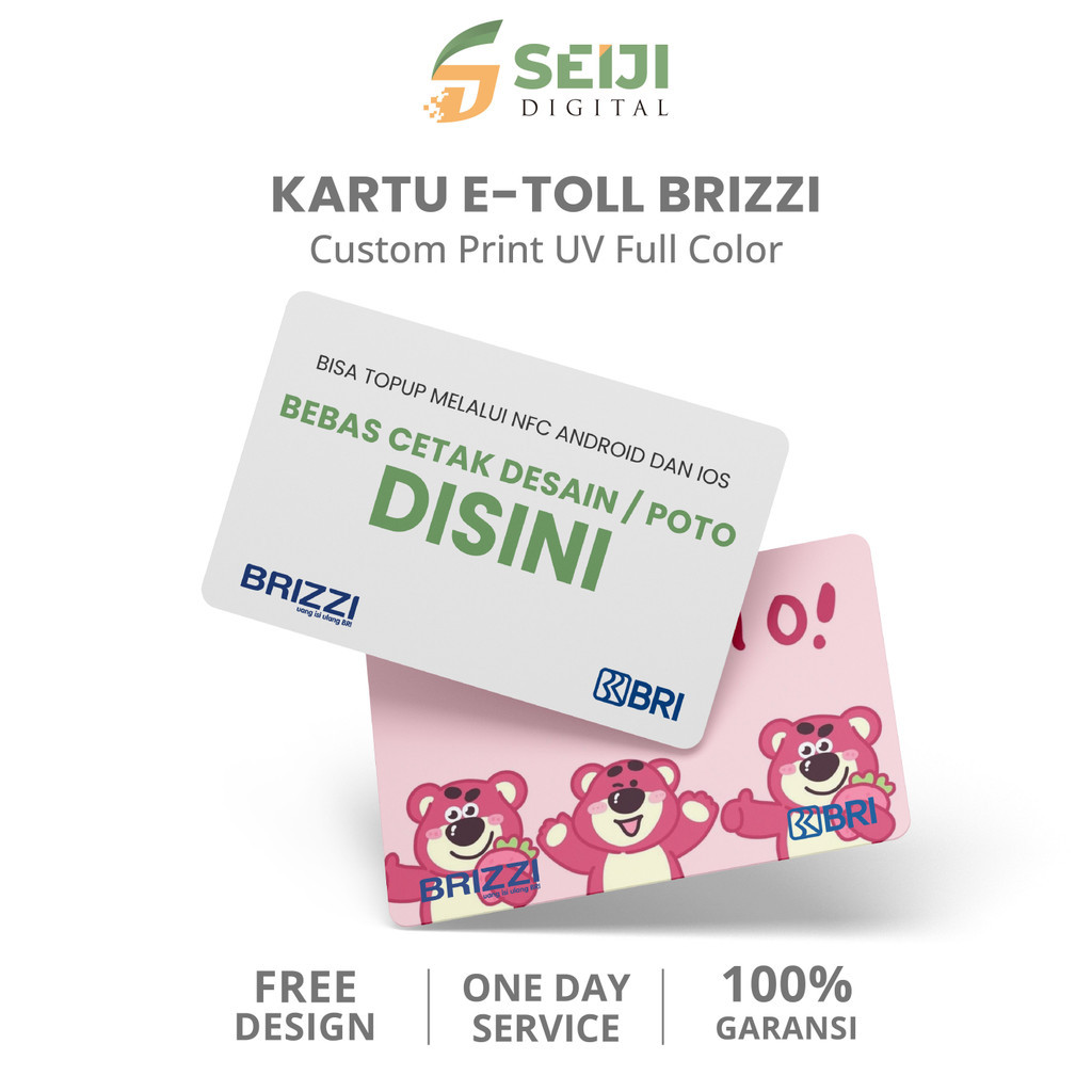 Jual Brizzi E-toll Custom Cetak Print Bebas/Souvenir/Promosi - Seiji ...