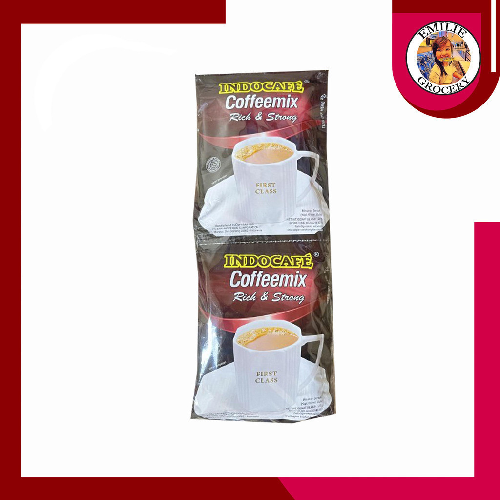 Jual Indocafe Coffeemix Rich & Strong Kopi Renceng 10 Sachet 10Pcs 10 ...