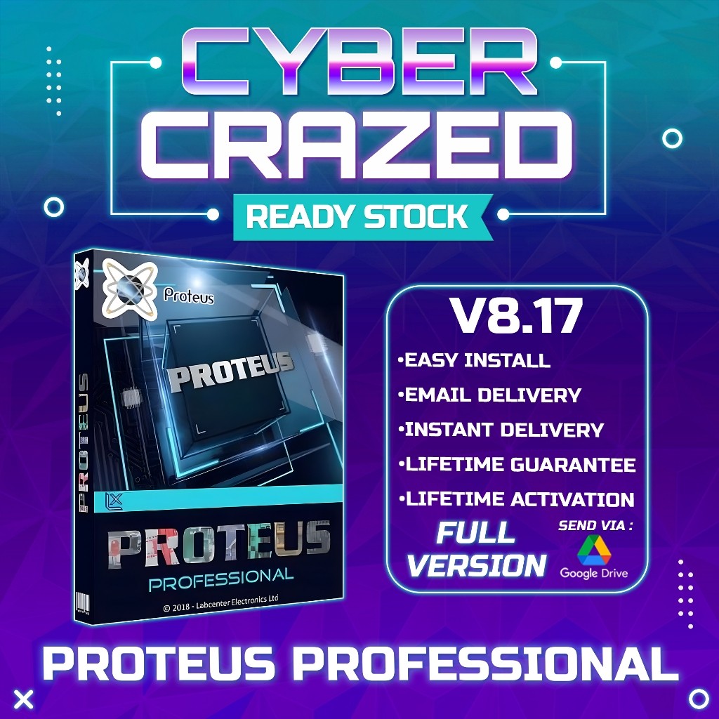 Jual Proteus Professional 2024 8.17 SP2 Build 37159 Full Version (Versi Terbaru) | Shopee Indonesia