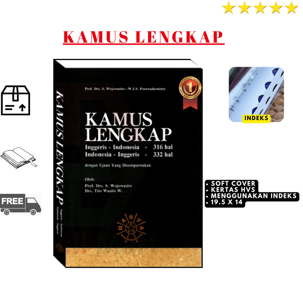 Jual Kamus Bahasa Inggris / Kamus Lengkap / Kamus Hasta Inggris ...