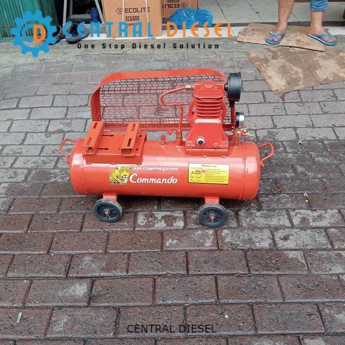 Jual Mesin Kompresor/ Air Compressor Commando 1/4 HP unloading (air ...