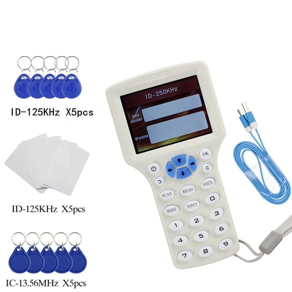 Jual English Smart NFC Chip Reader Rfid Handheld Read/Write Duplicator ...