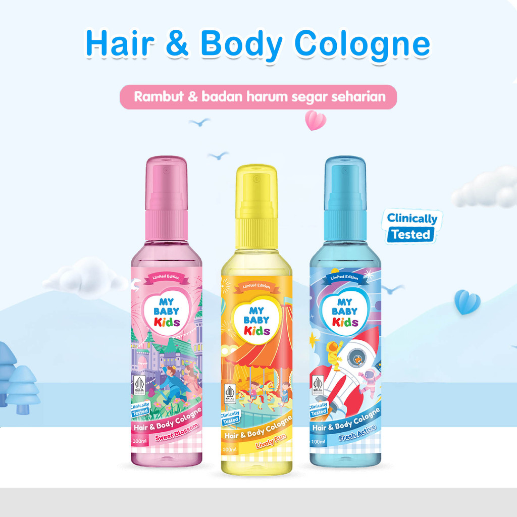 Jual My Baby Kids 2 in 1 Cologne 100 ml Parfum Anak Anak Wangi Segar ...