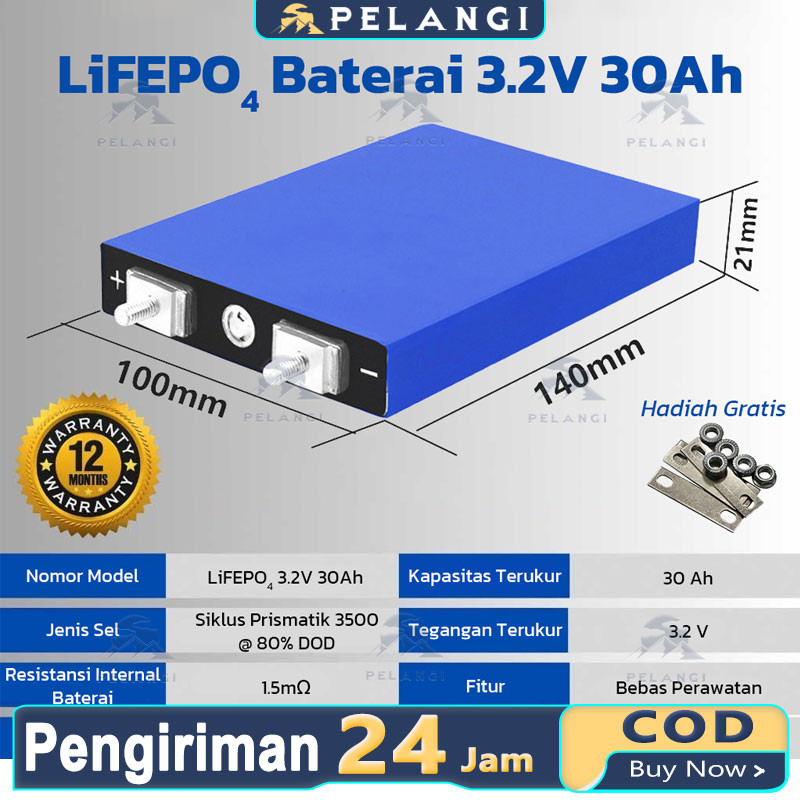 Jual 2025 baterai baru 100% baterai CATL/BYD Battery Lifepo4 12v BMS 30AH Baru Elektrik Baterai ...
