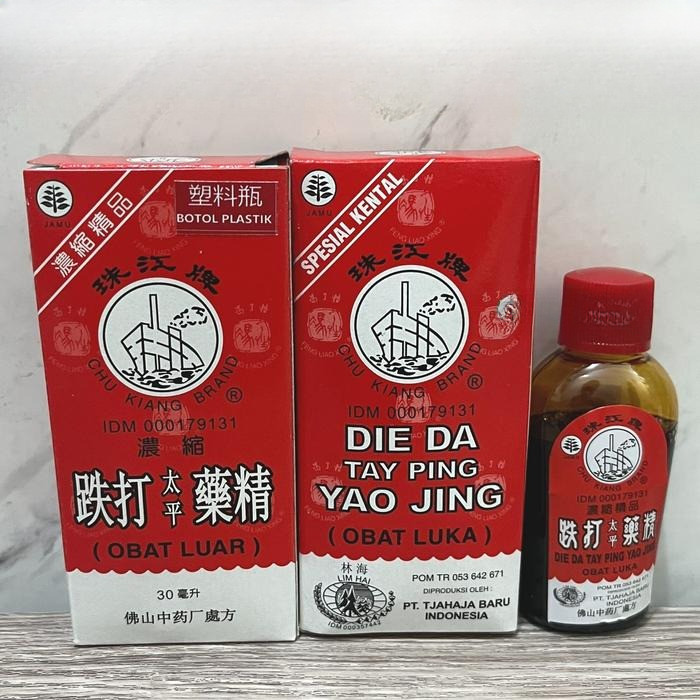 Jual DIE DA YAO JING SPECIAL KENTAL 30 CC BOTOL PLASTIK OBAT LUKA CHU ...