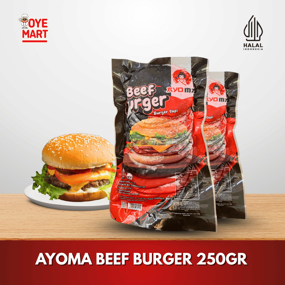 Jual AYOMA BEEF BURGER 250GR | Shopee Indonesia