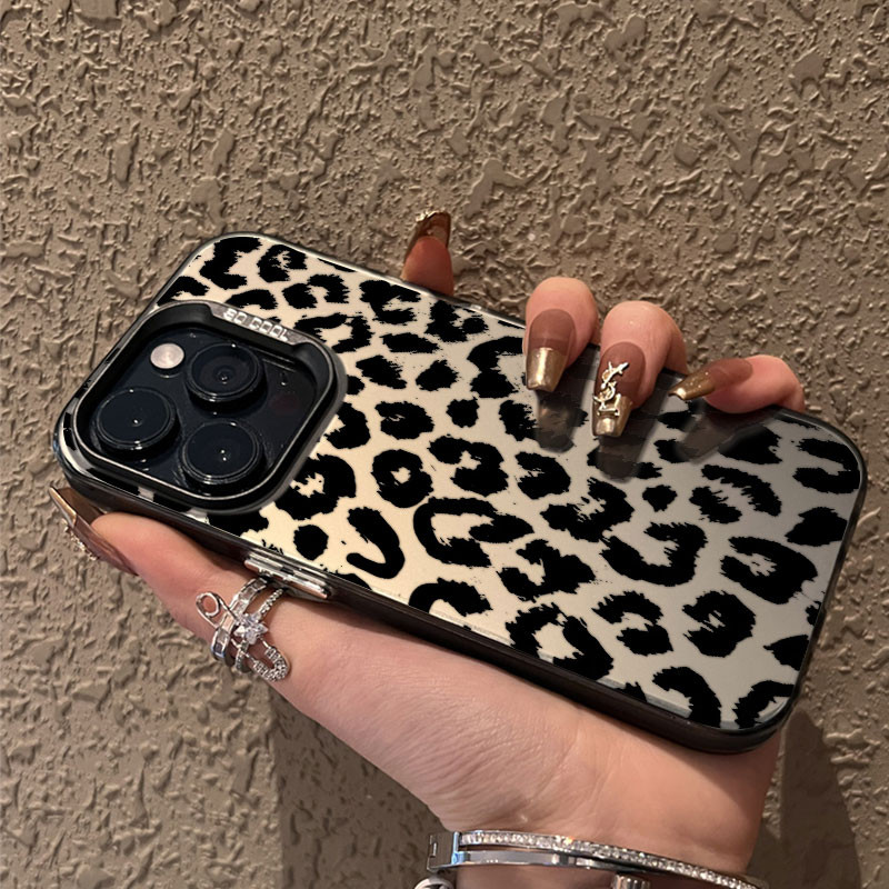 Jual Macan tutul hitam case iPhone seri Kompatibel untuk iPhone 11 12 13 14 15 pro promax casing ...