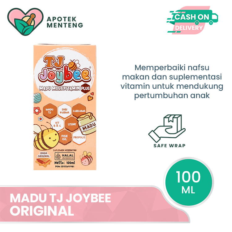 Jual Madu TJ Joybee Original 100 mL - Madu Multivitamin Anak | Shopee ...
