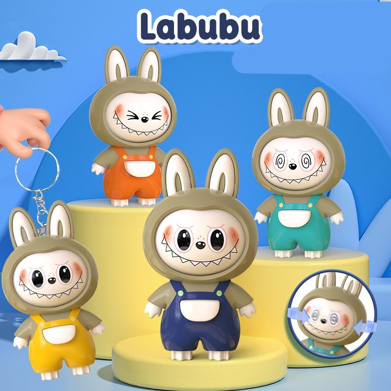 Jual Face Swap Labubu - Gantungan Kunci Ganti Wajah Labubu - Face ...