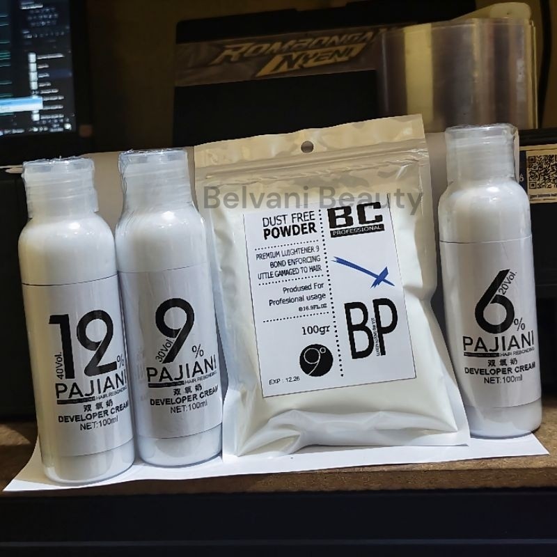 Jual BLEACHING BC PROFESIONAL + PAJIANI Bleaching Rambut Korea Putih ...
