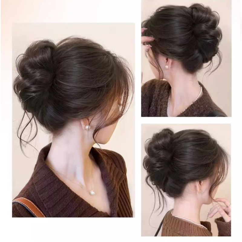 Jual Sanggul JEDAI TAIL 01 Bun Wig Rambut Palsu Wanita KARET Ikat ...