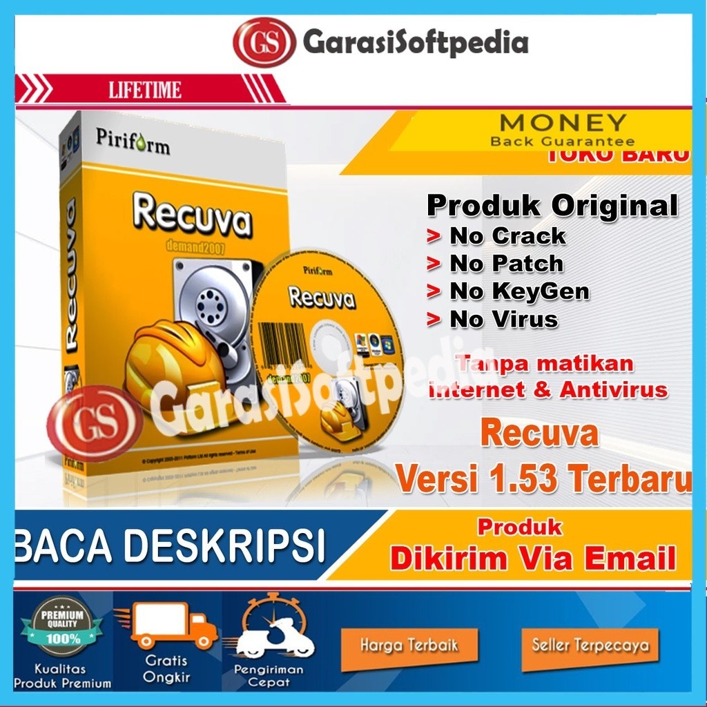 Jual Recuva File Data Recovery 2025 Terbaru Full Version Lifetime for Windows | Shopee Indonesia