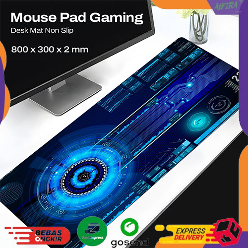 Jual Mouse Pad Gaming Cooltoday Desk Mat Non Slip Warna Biru ...