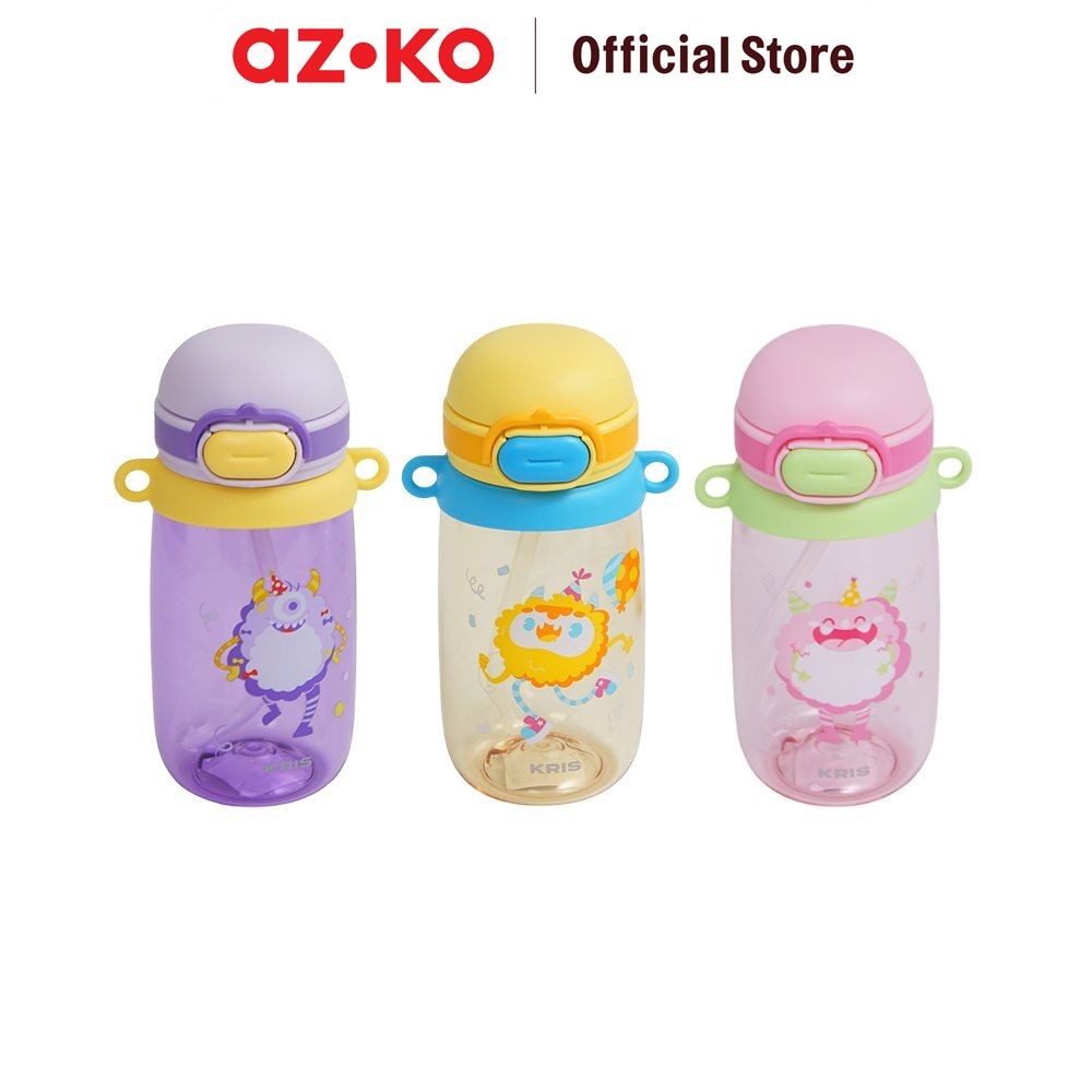 Jual AZKO Kris 500 ml Monza Botol Minum Anak - Kuning Water Drinking Bottle Tempat Minum Anak ...