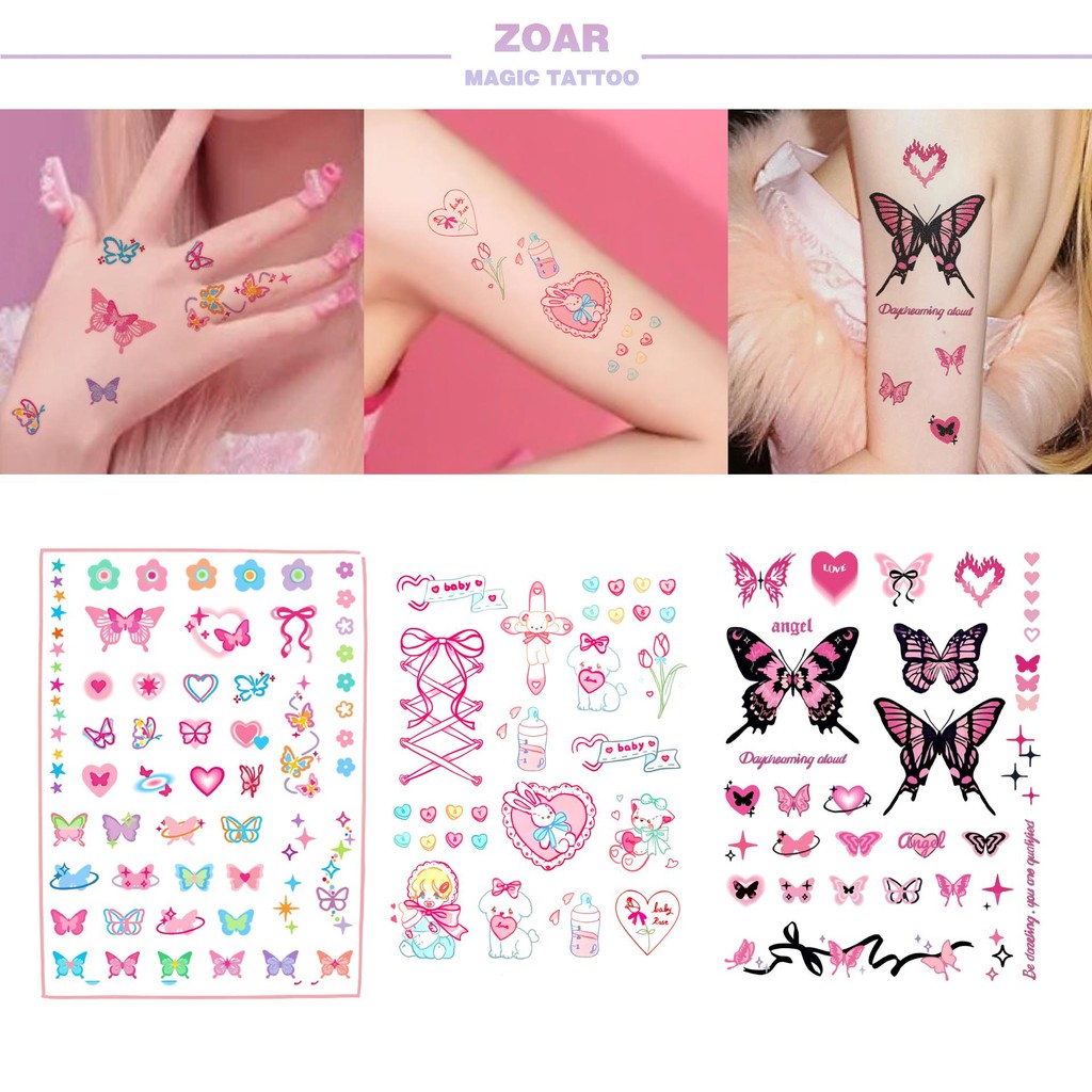 Jual Gattoo Tato W02 Tahan Lama Tato Temporer kucing Tahan Air Tato ...