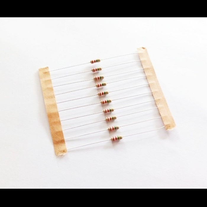 Jual SB99 resistor r1/4w r 1/4w 1/4 w 1/4watt 1k3 1.3k 1persen metal ...