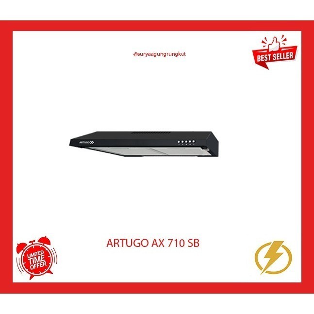 Jual COOKER HOOD / PENYEDOT ASAP KOMPOR ARTUGO 70 CM - AX 710 SB ...