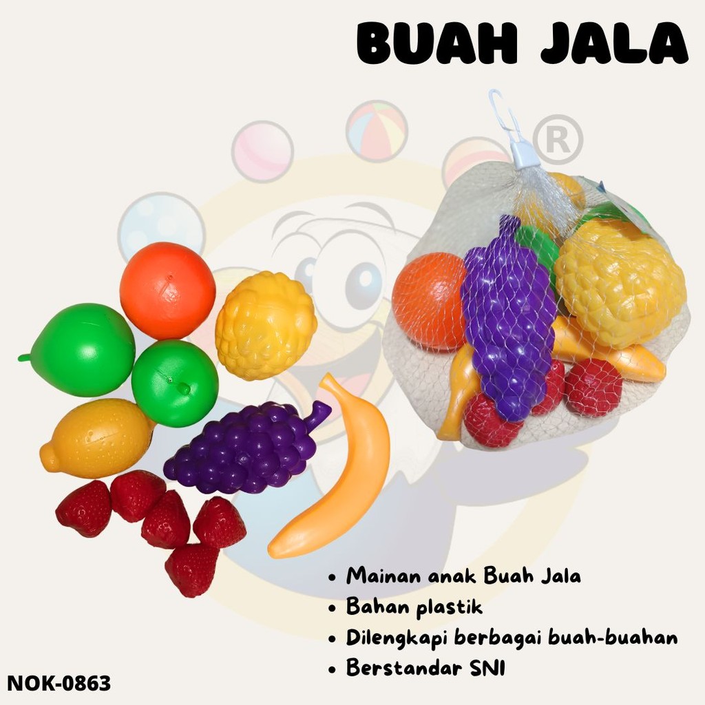 Jual BUAH JALA IM0012FR/MAINAN ANAK BUAH-BUAHAN | Shopee Indonesia