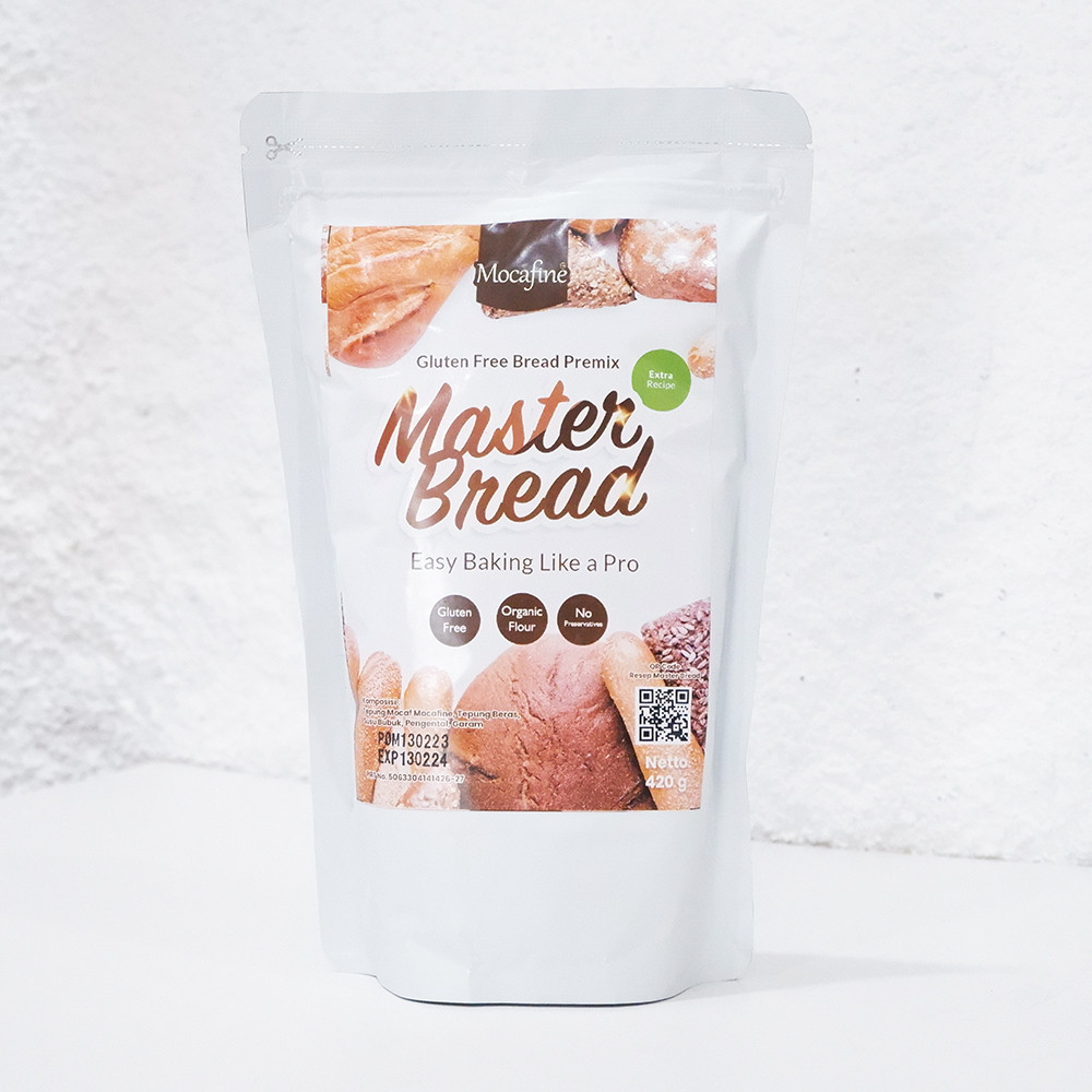 Jual 420G Tepung Premix Bread Flour Master Bread Gluten Free - Rumah ...