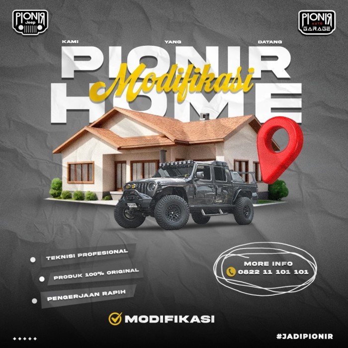 Jual Jasa Modifikasi Mobil Jeep Wrangler JK JL Gladiator Suzuki Jimny ...