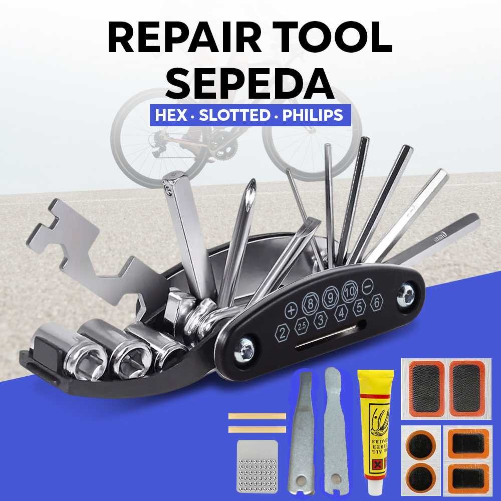 Jual Obeng Set Alat Reparasi Sepeda: Multitool Kit, solusi lengkap ...