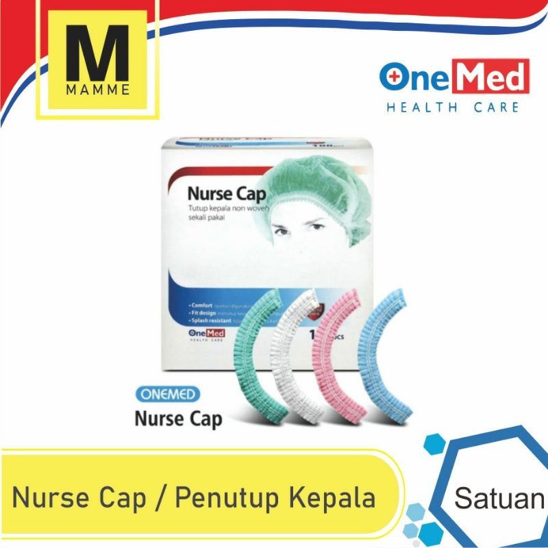 Jual Nurse Cap Satuan / Head Cap Medis / Topi Operasi / Penutup Kepala ...