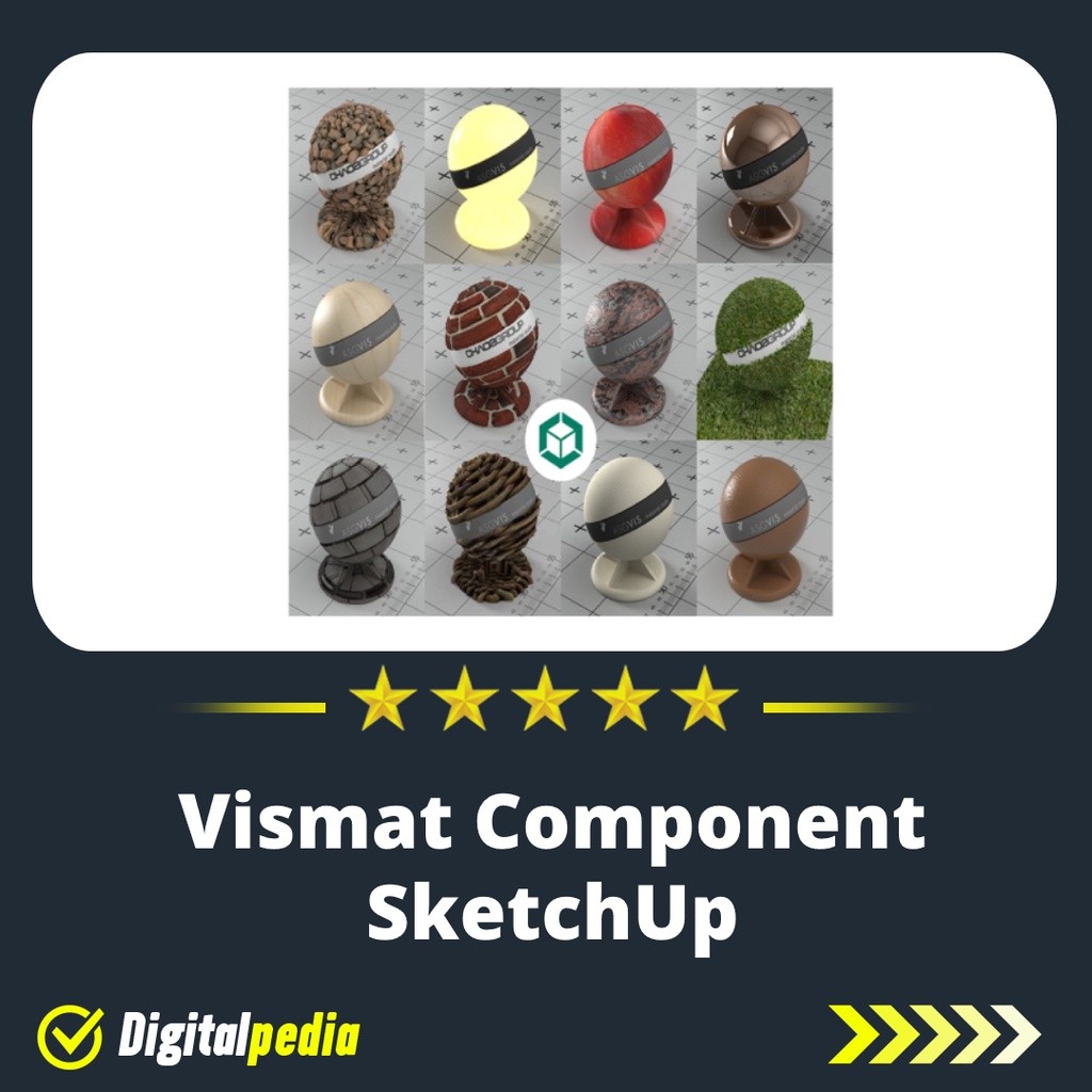 Jual Bundle 7.000+ Vismat Component SketchUp IES HDRI Visopt Sketch Up ...