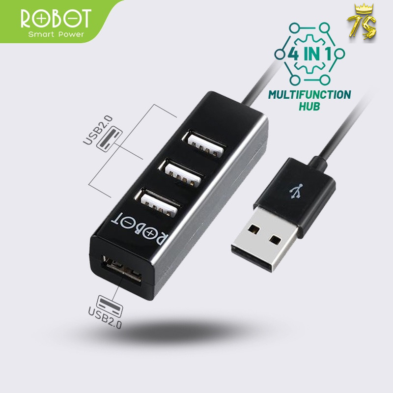 Jual ROBOT USB HUB 4 Port Universal Panjang 80cm Multifungsi Tipe H140 ...