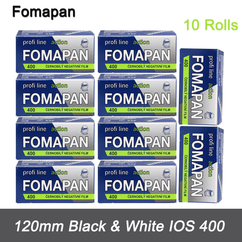 Jual 1-10 Rolls Original 120mm FOMAPAN 400 Black & White Negative Film ...