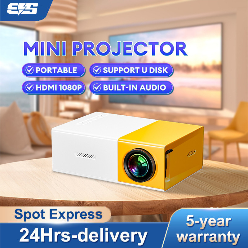 Jual Mini Projector Full HD 1080P YG300 Portable Projector Android ...
