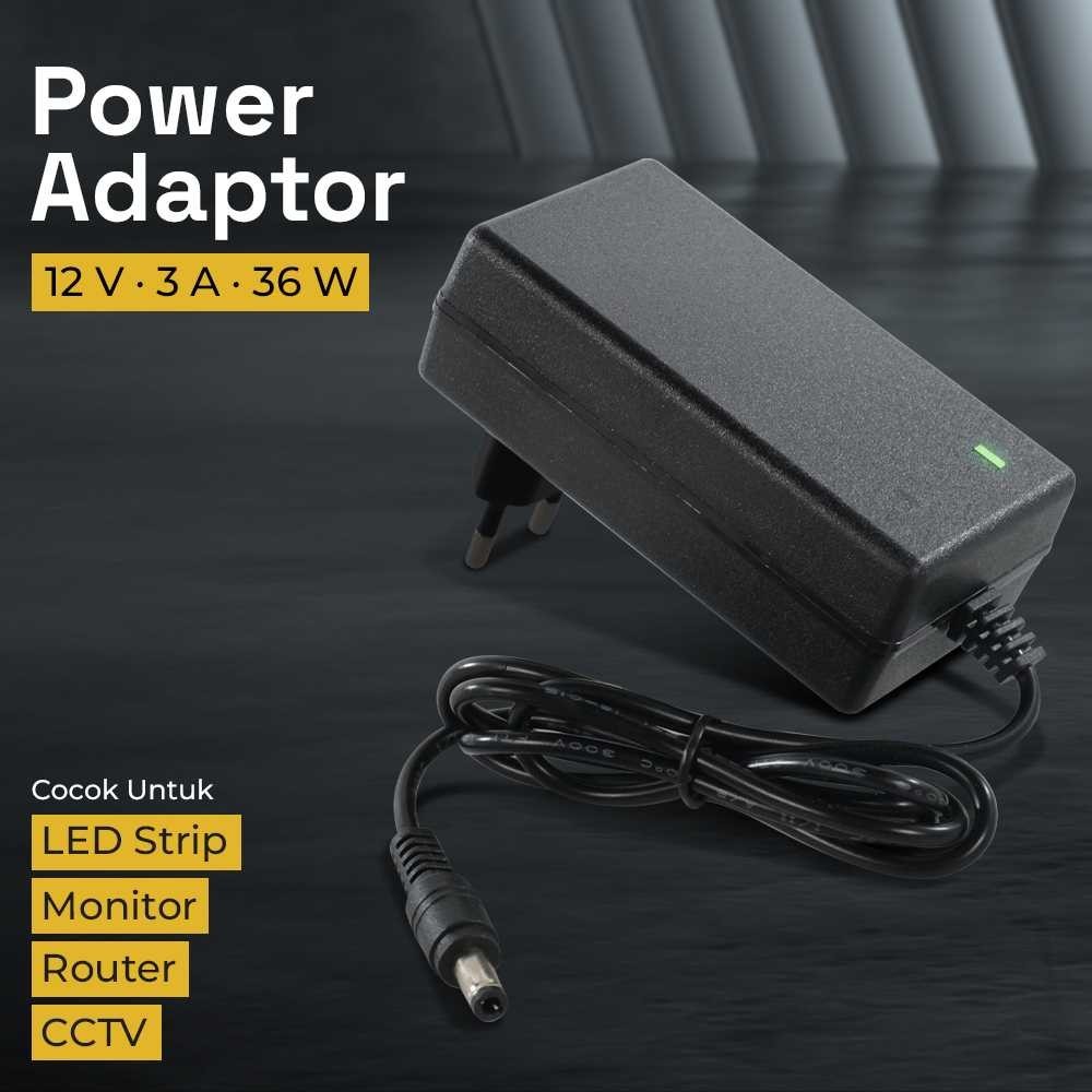 Jual VBS Adaptor Power Supply LED Strip Monitor Converter 12V 3A 36W ...