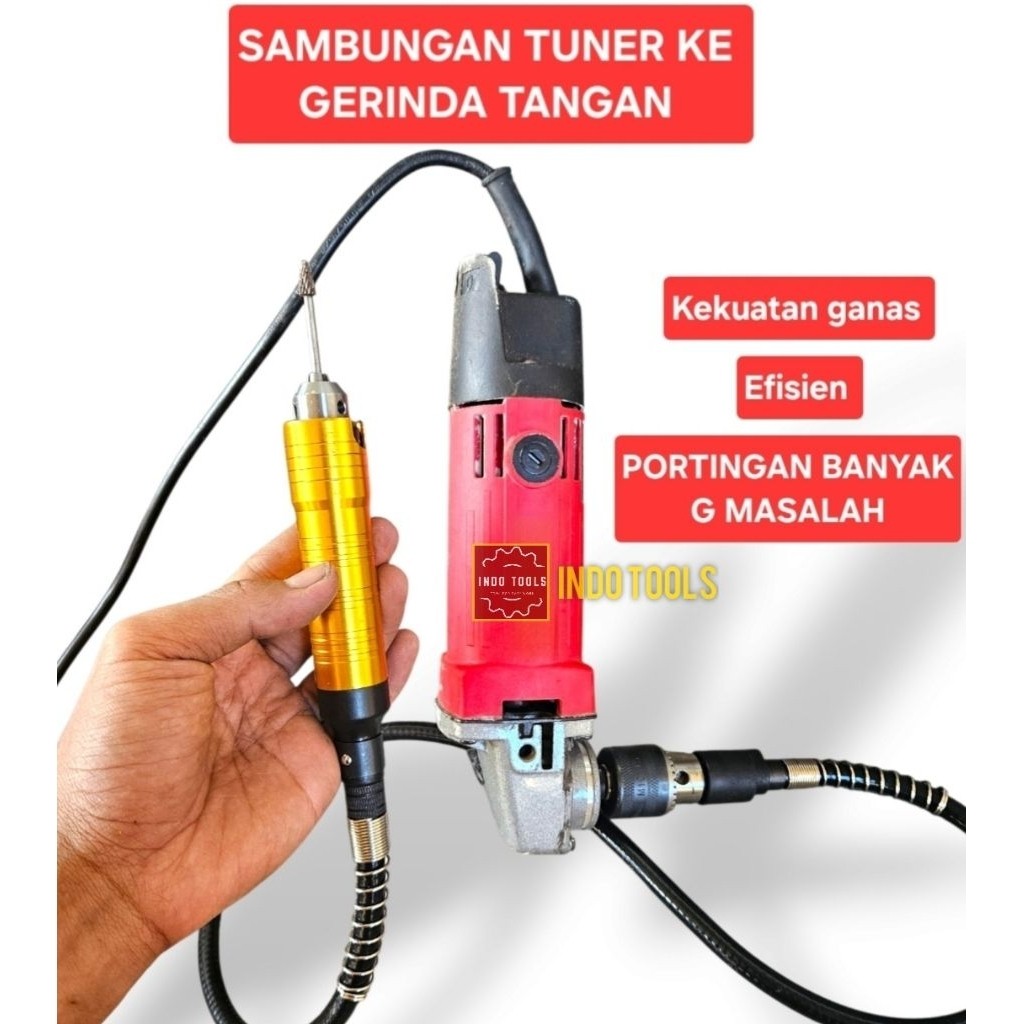Jual satu set alat sambungan tuner ke gerinda tangan alat poles motor ...