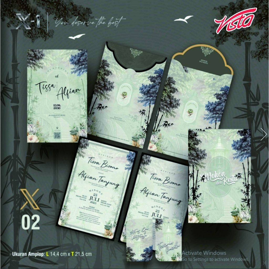 Jual Blangko Undangan Java Card X-1 02 Murah Meriah | Shopee Indonesia