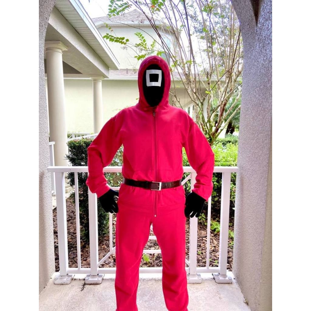 Jual Set Baju Penjaga Squid Game Kostum Penjaga Squid Game | Shopee ...