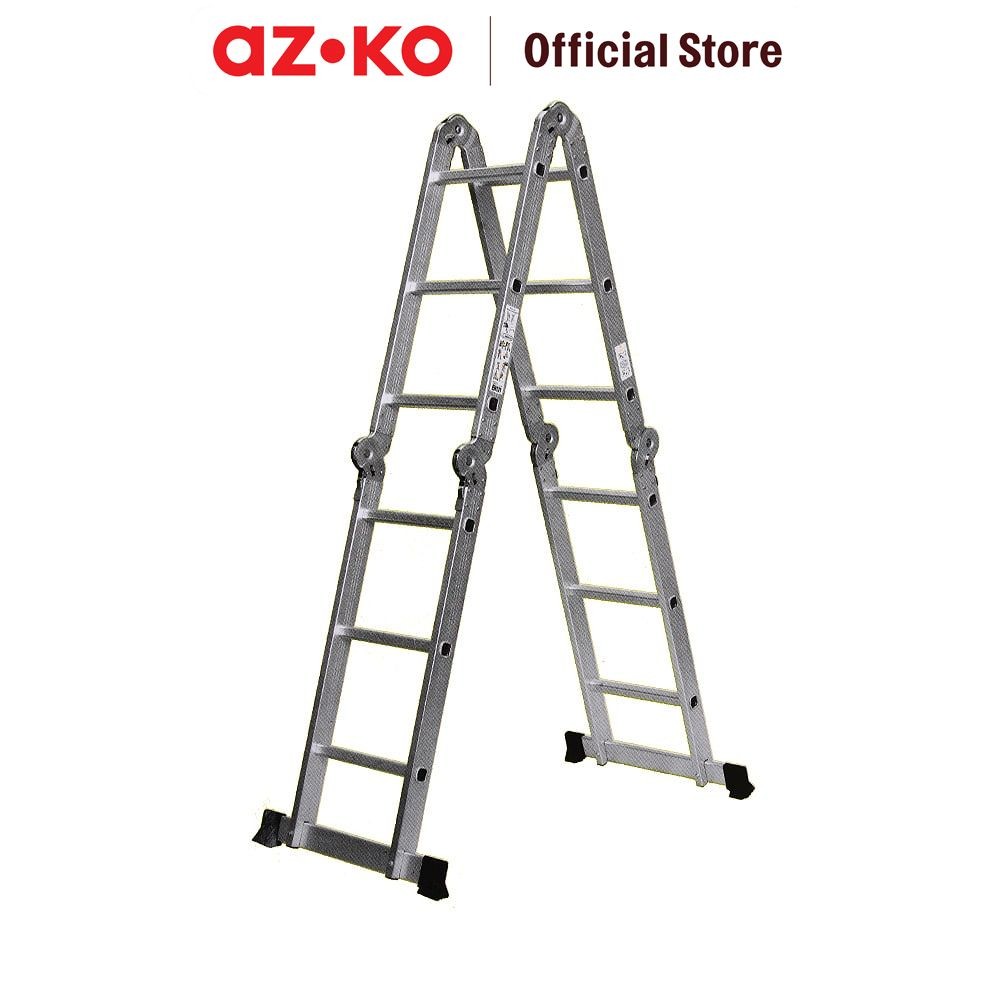 Jual AZKO Fixsteps 3.4 mtr Tangga Lipat Aluminium Multifungsi 4X3 Step ...