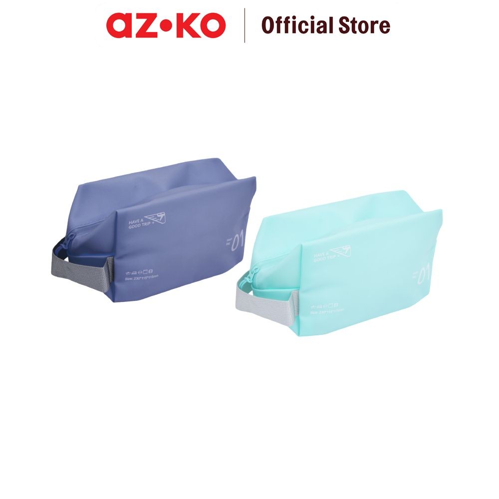 Jual AZKO Passport Tas Organizer Toiletry Square Organizer Bag Set ...