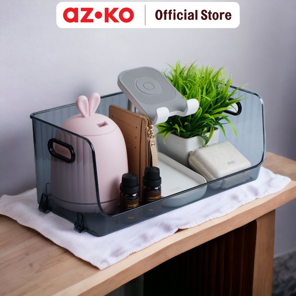 Jual AZKO Stora 31x15x13 Cm Organizer Meja Stackable - Abu-Abu | Shopee ...