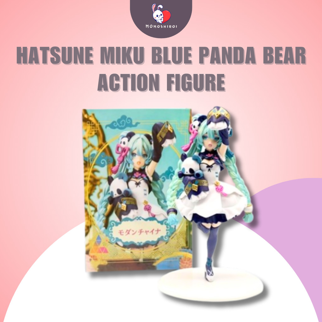 Jual Hatsune Miku blue panda bear action figure action figure hatsune ...