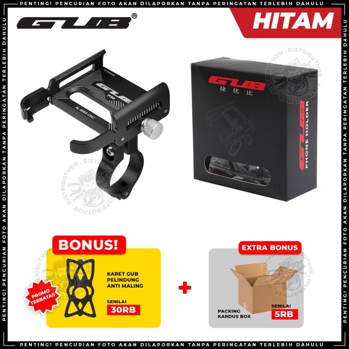 Jual Holder Hp Motor Besi Stang GUB P30 Phone Stand Penyangga Pegangan - GUB P30 HITAM | Shopee ...